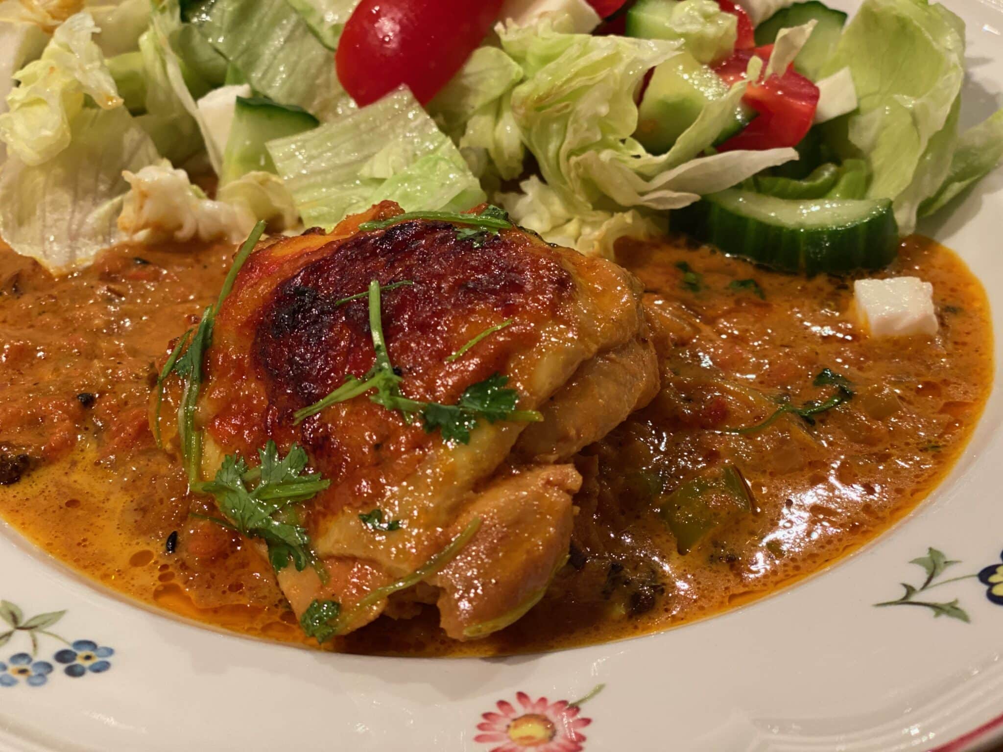 Tones indiske kyllingrett med gode krydder - Keto Tone